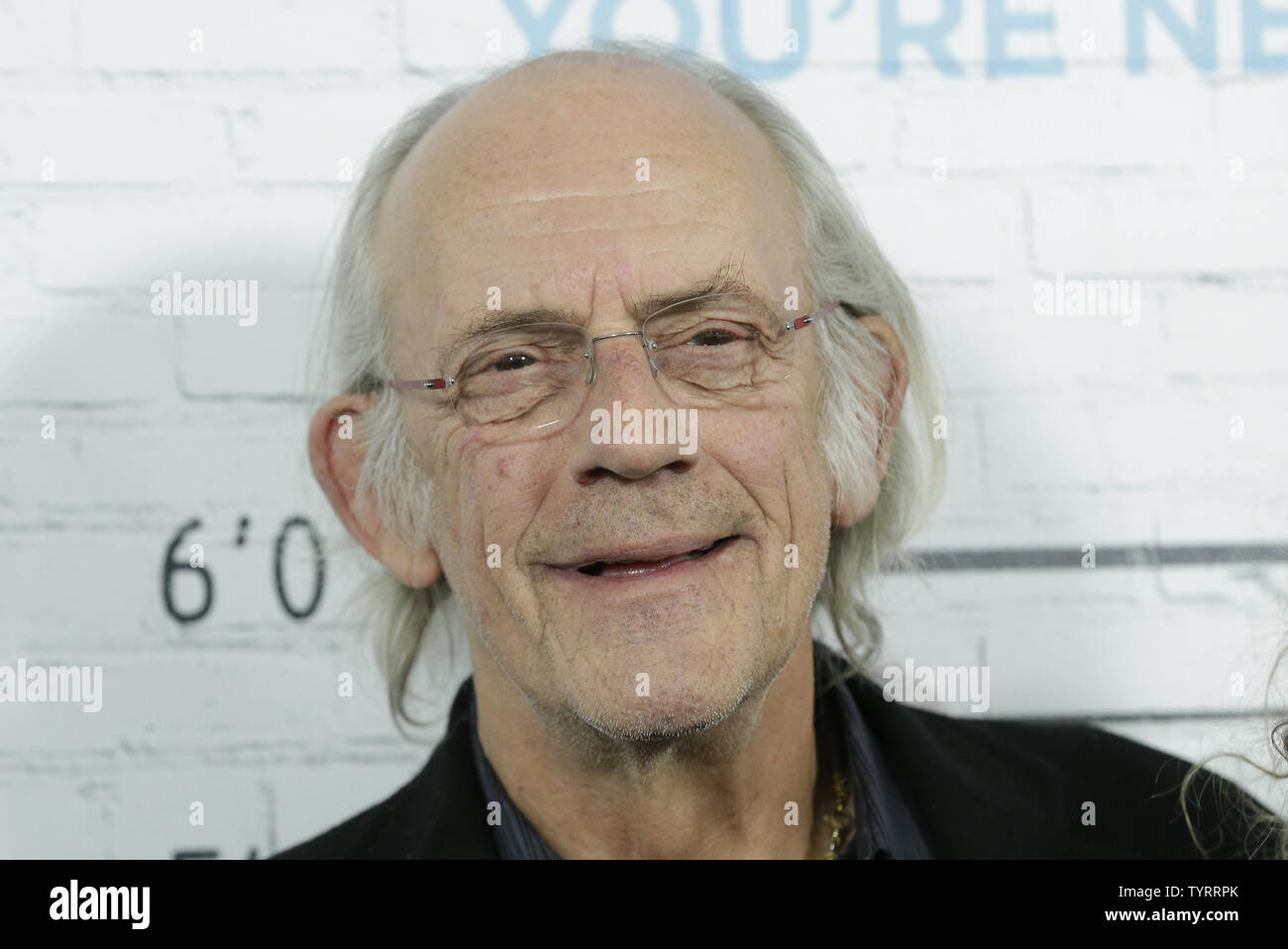 Christopher Lloyd arrives on the red carpet at the 'Going in Style ...