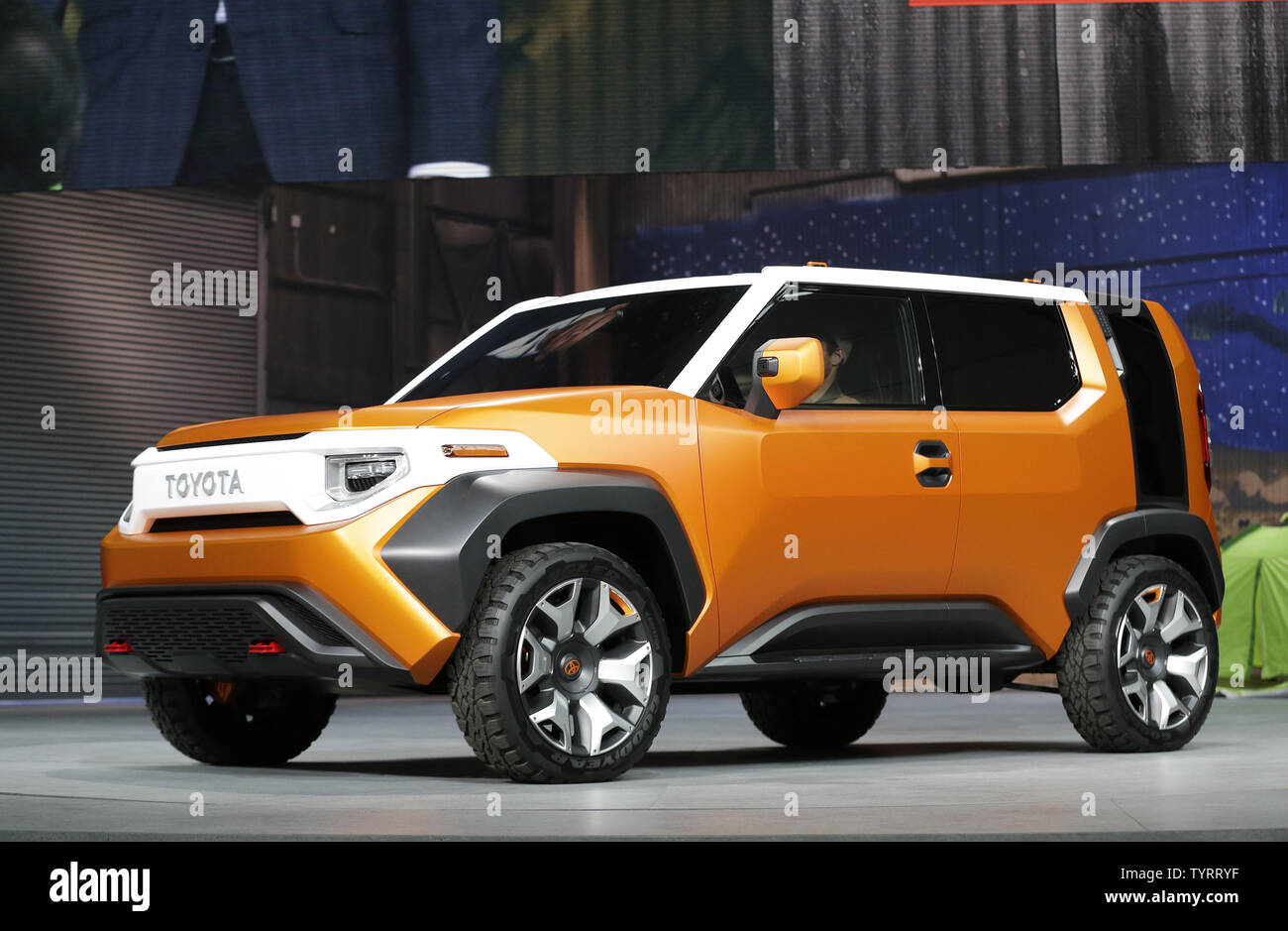 The Toyota FT-4X four-wheel drive concept SUV is unveiled at the 2017 ...