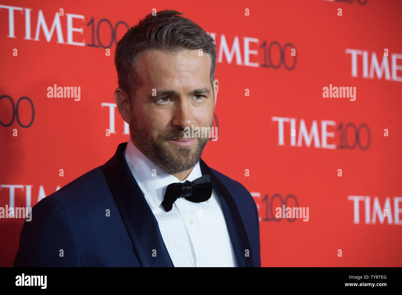 Ryan Reynolds arrives on the red carpet at the TIME 100 Gala at ...