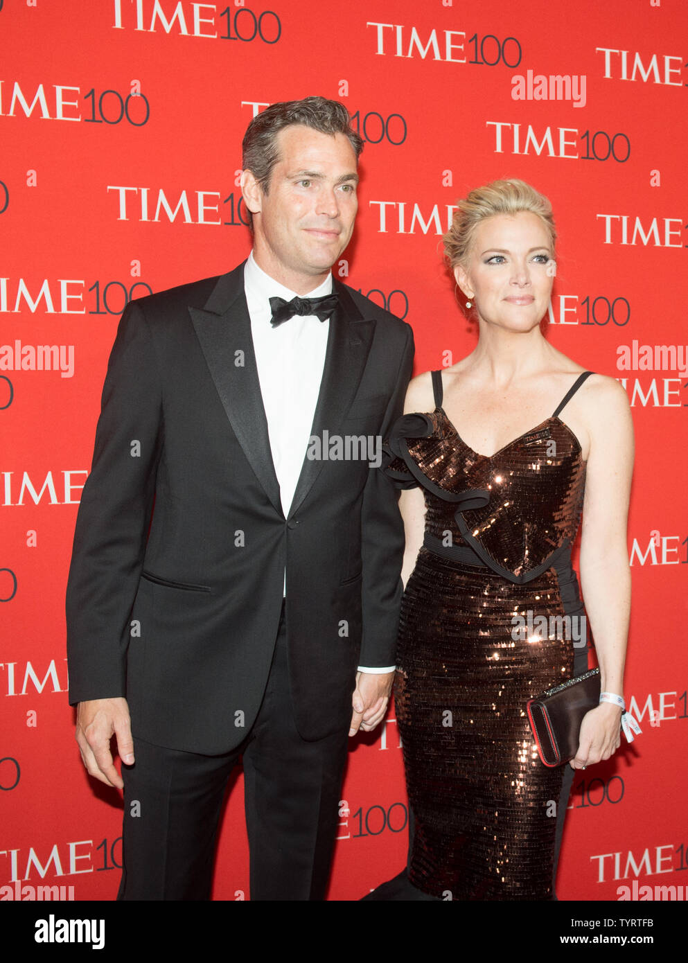 Douglas Brunt and Megyn Kelly arrive on the red carpet at the TIME 100 ...