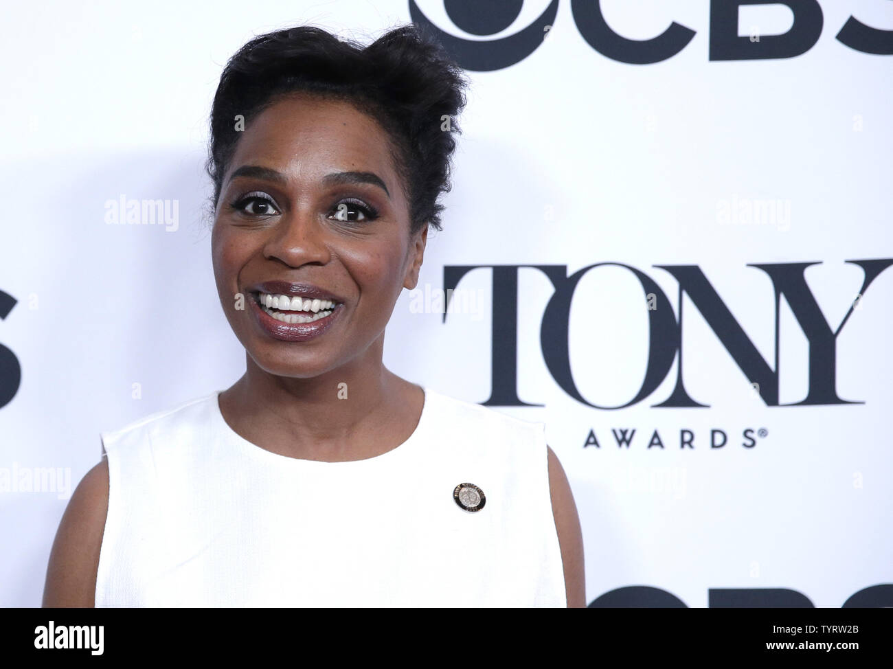 Michelle Wilson arrives on the red carpet at the 2017 Tony Awards Meet ...