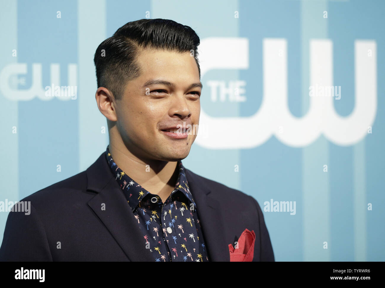 Vincent Rodriguez III arrives on the red carpet at the 2017 CW Upfront ...