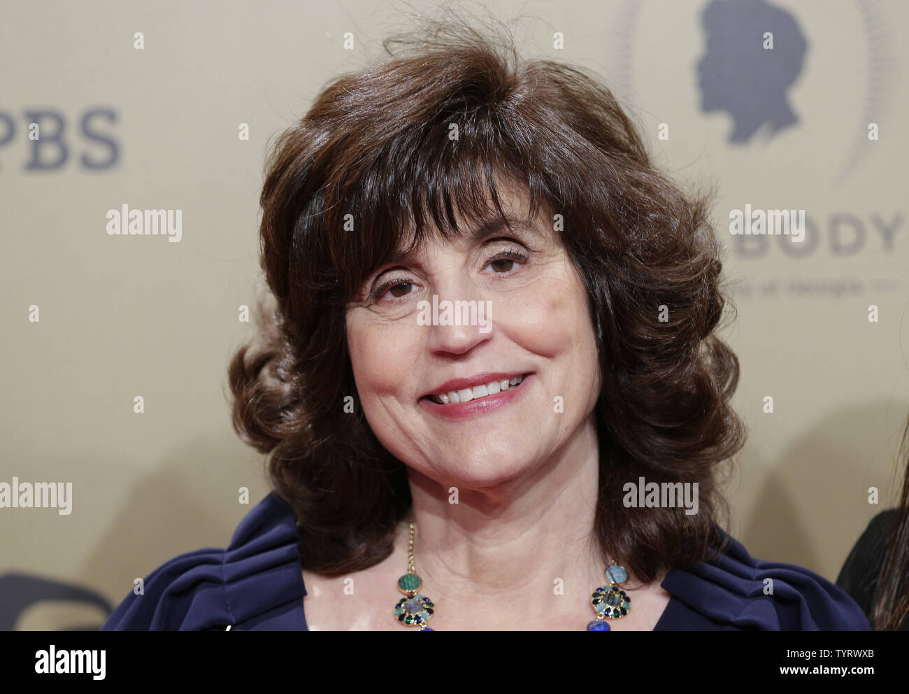 Kim Masters arrives on the red carpet at the 76th Annual Peabody Awards ...