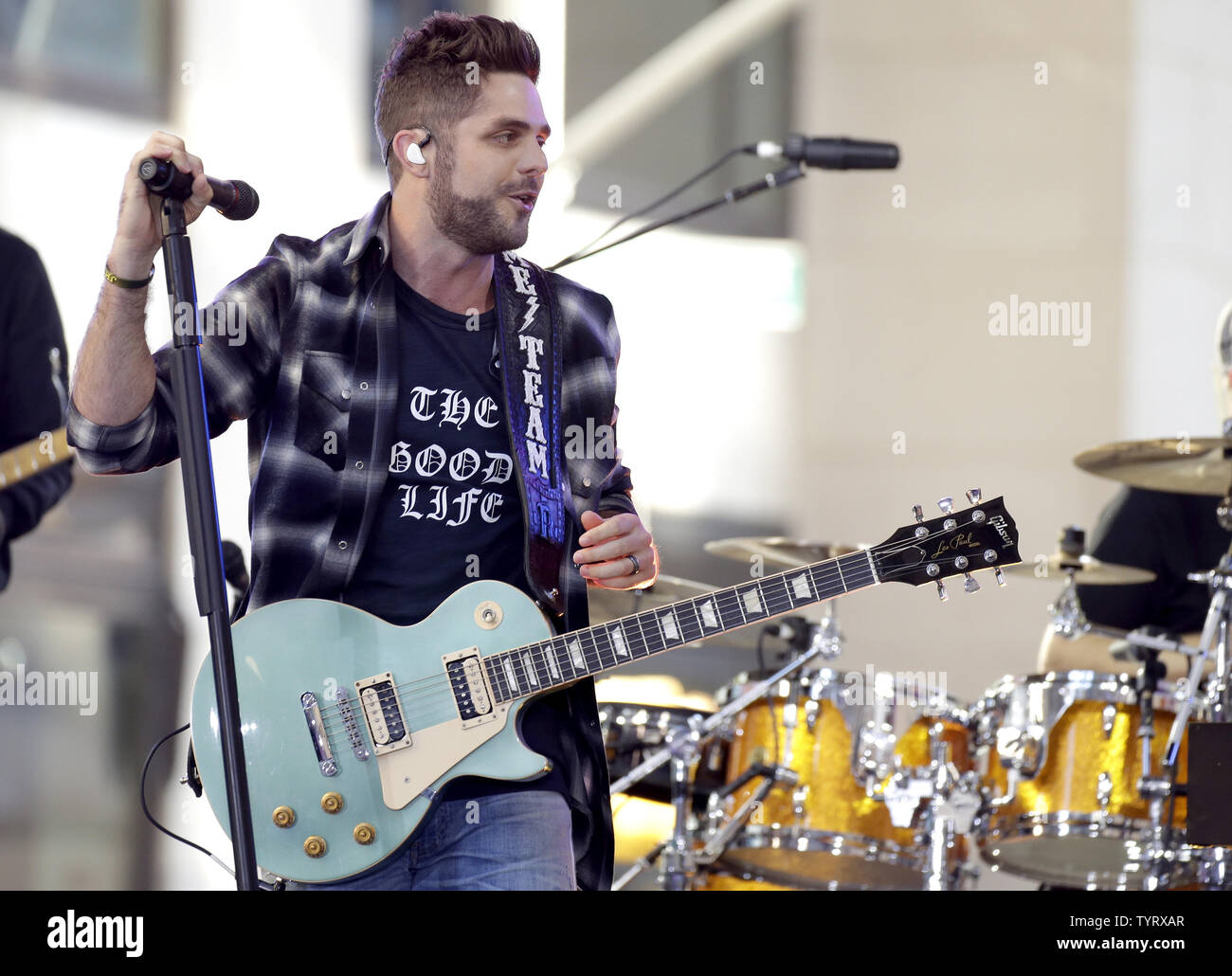 Thomas Rhett performs on the NBC Today Show at Rockefeller Center in ...