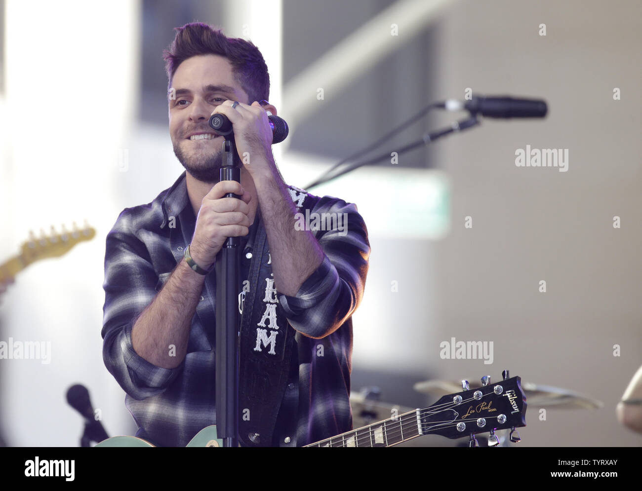 Thomas Rhett performs on the NBC Today Show at Rockefeller Center in ...