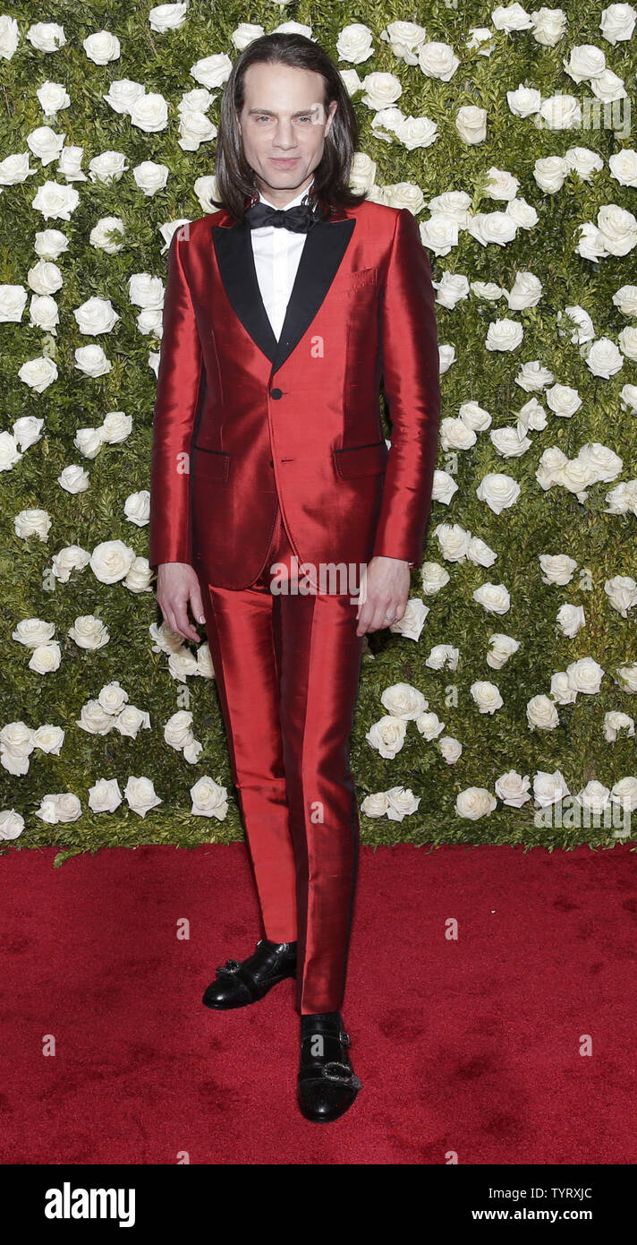 Jordan Roth arrives on the red carpet at the 71st Annual Tony Awards at ...