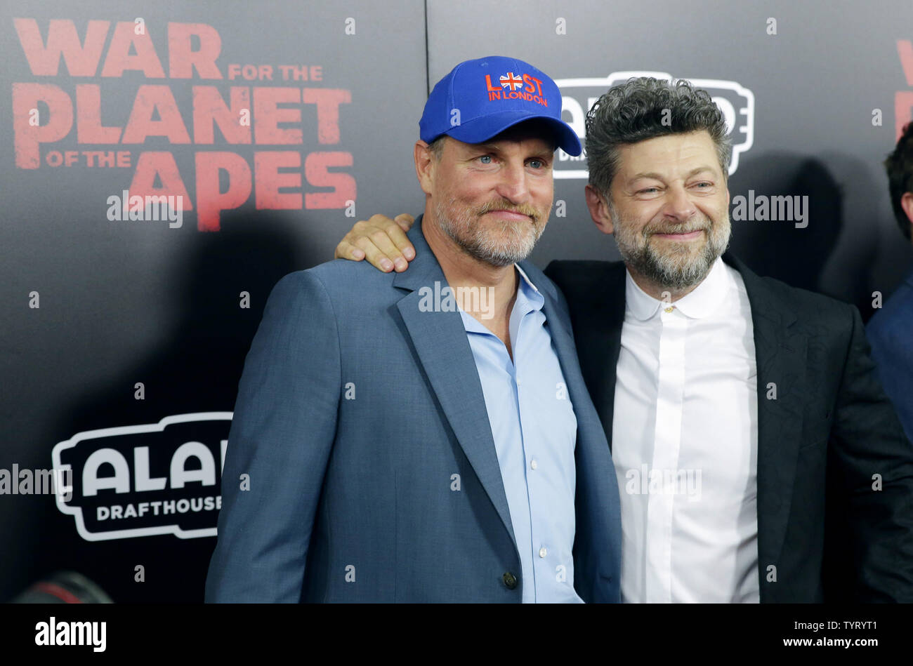 Andy Serkis and Woody Harrelson arrive on the red carpet at 'War for ...