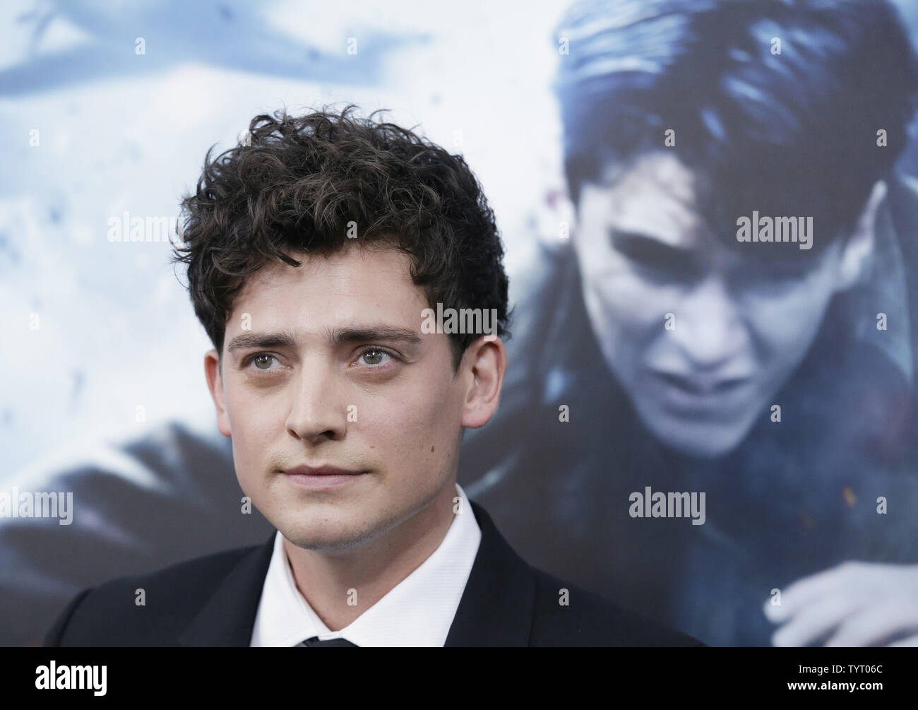 Aneurin Barnard arrives on the red carpet at the 'DUNKIRK' New York ...