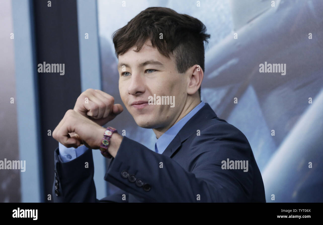 Barry Keoghan arrives on the red carpet at the 'DUNKIRK' New York ...