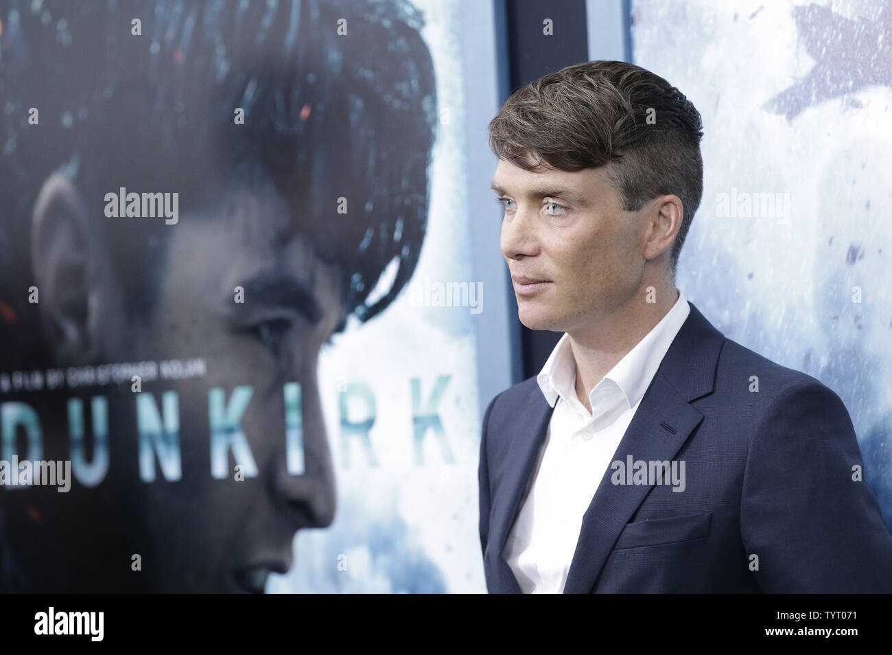Cillian Murphy arrives on the red carpet at the 'DUNKIRK' New York ...