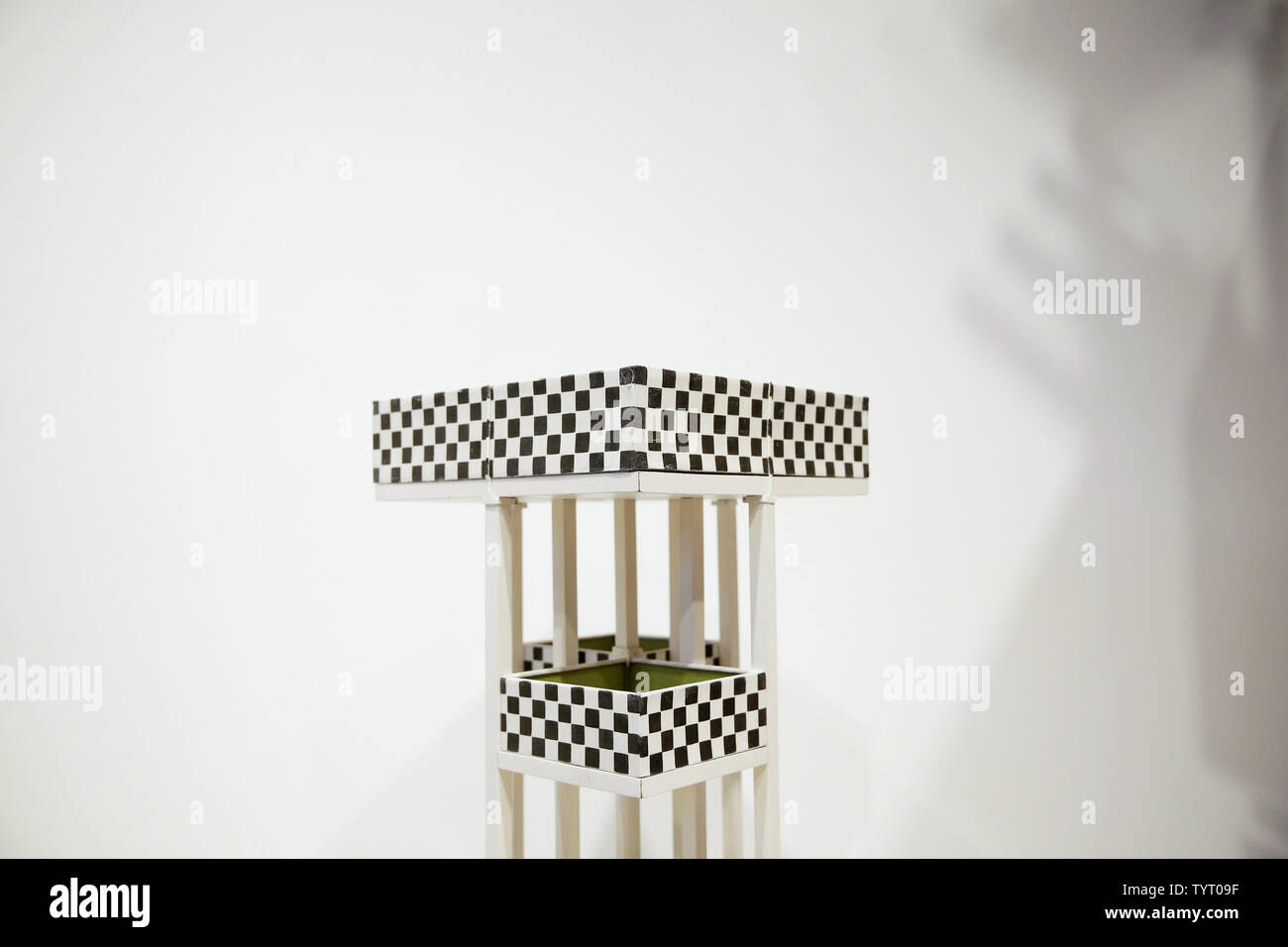 Furniture and other items are on display at a press preview of Ettore ...