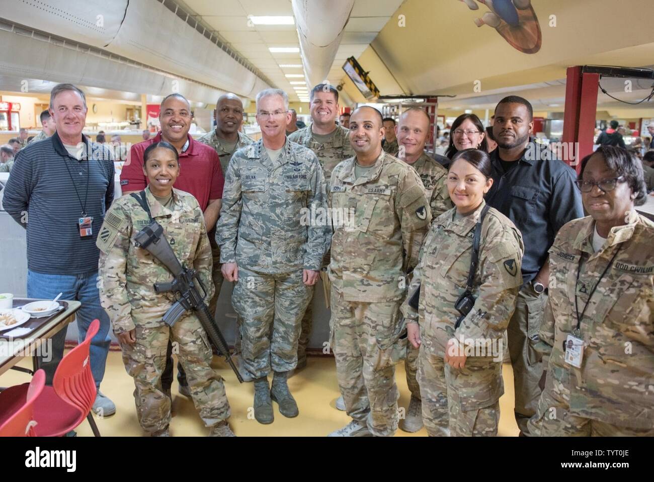 Pose For A Photo At Kandahar Airfield High Resolution Stock Photography ...
