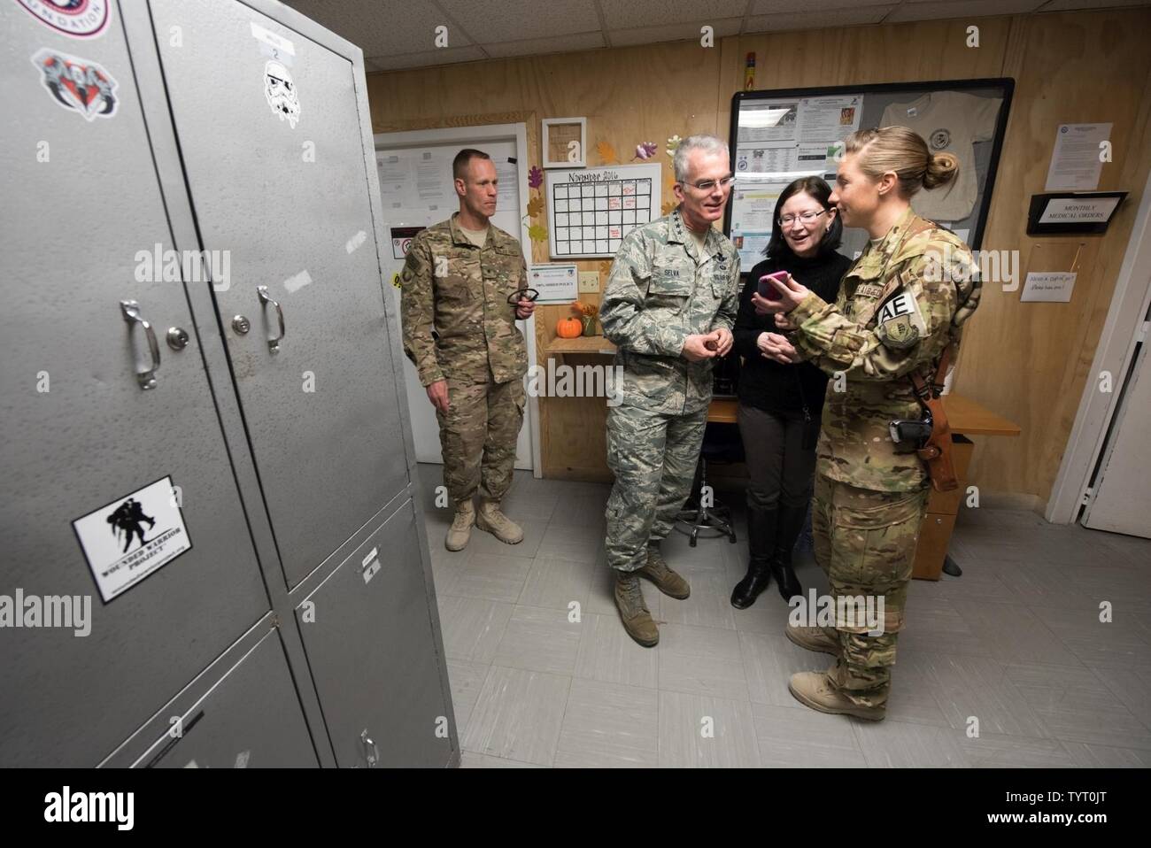 U.S. Air Force Capt. Nicole Ward, right, a flight nurse with the 455th ...