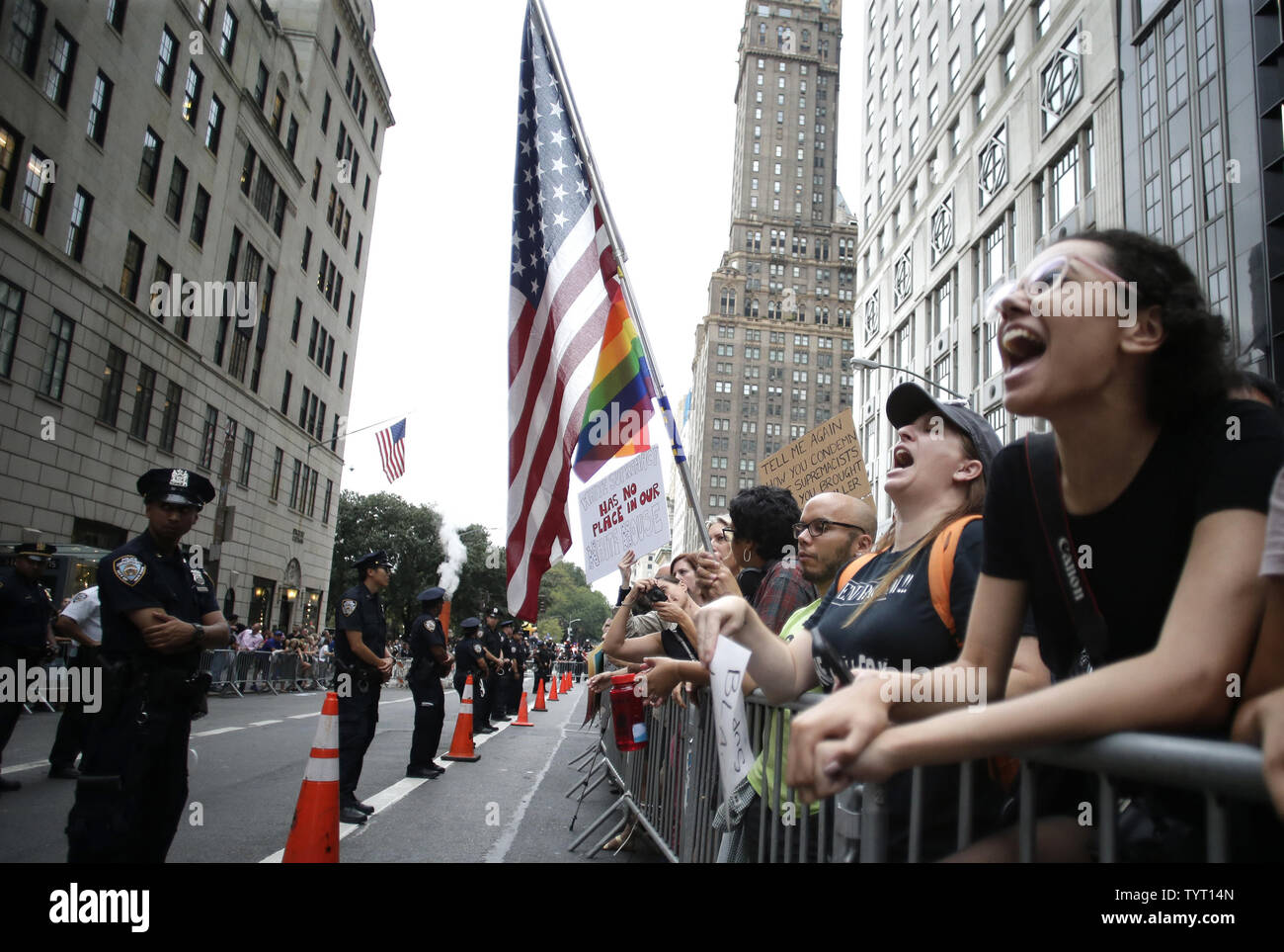 Charlottesville protest kkk hi-res stock photography and images - Alamy