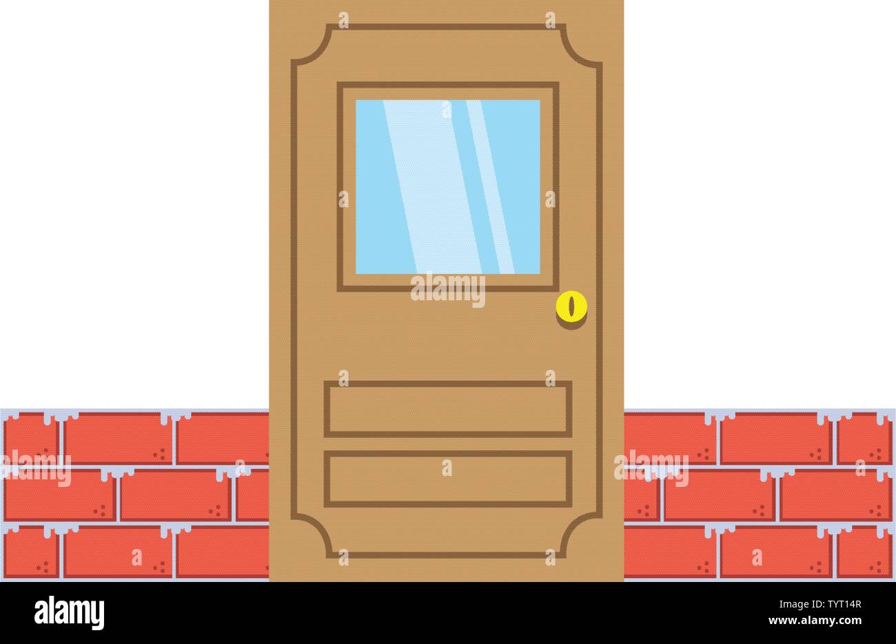 House door design, under construction work repair progress ...