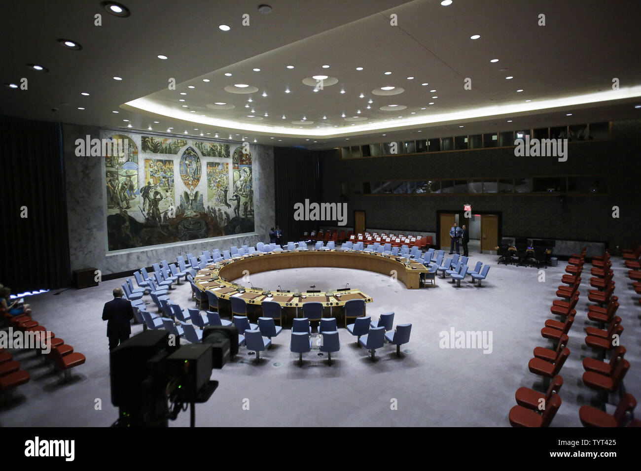 United nations council empty hi-res stock photography and images - Alamy
