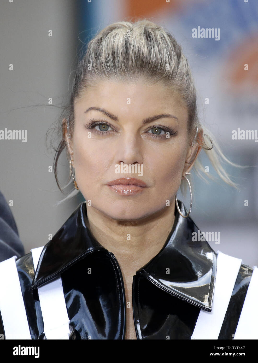Fergie performs on the NBC Today Show at Rockefeller Center on ...