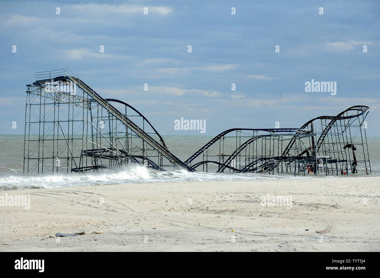 Hurricane Sandy Damage Roller Coaster