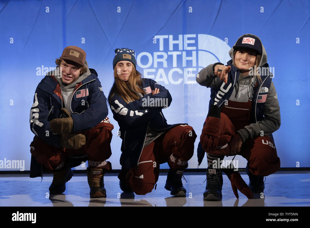 Freeskiiers Aaron Blunck, Maddie Bowman and Devin Logan model The North ...