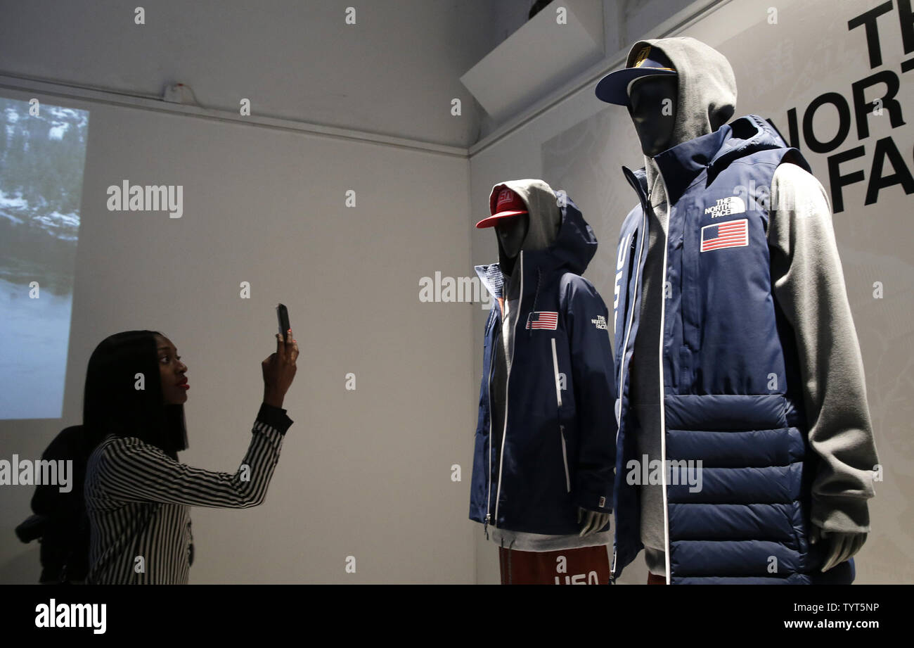 The North Face + U.S. Freeski Team Competition Uniforms are on display ...