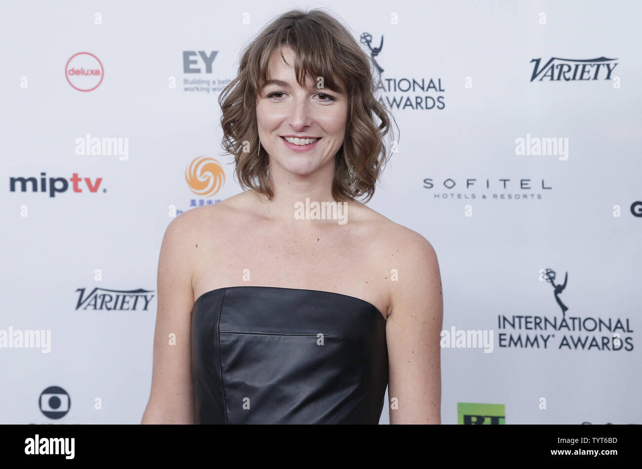 Robin de Puy arrives on the red carpet at the 45th International Emmy ...