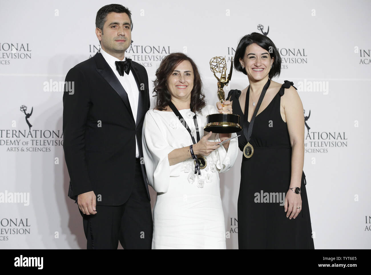 Kerem Catay winner of telenovela Kara Sevda (Endless Love) holds an ...