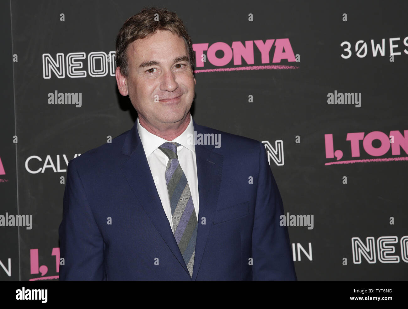 Steven Rogers arrives on the red carpet at the 'I, Tonya' New York ...