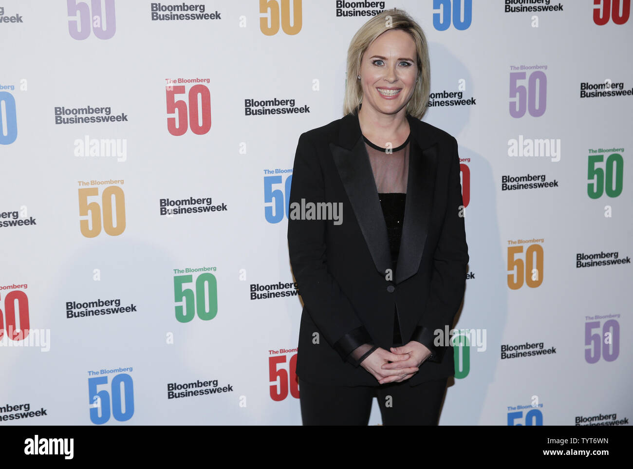 Megan Murphy arrives on the red carpet at 'The Bloomberg 50 ...