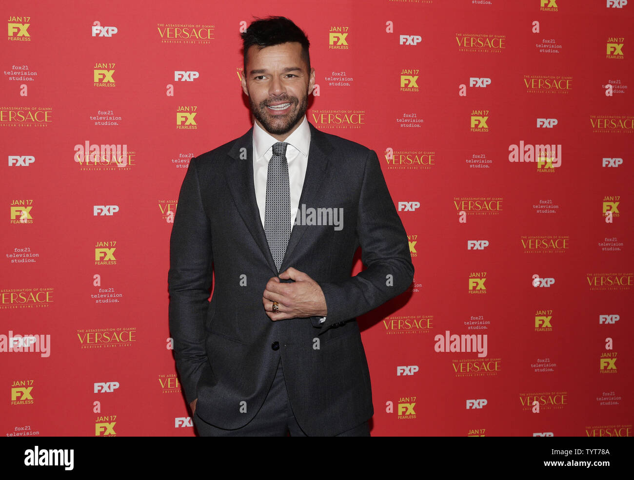 Ricky Martin arrives on the red carpet at 'The Assassination Of Gianni ...
