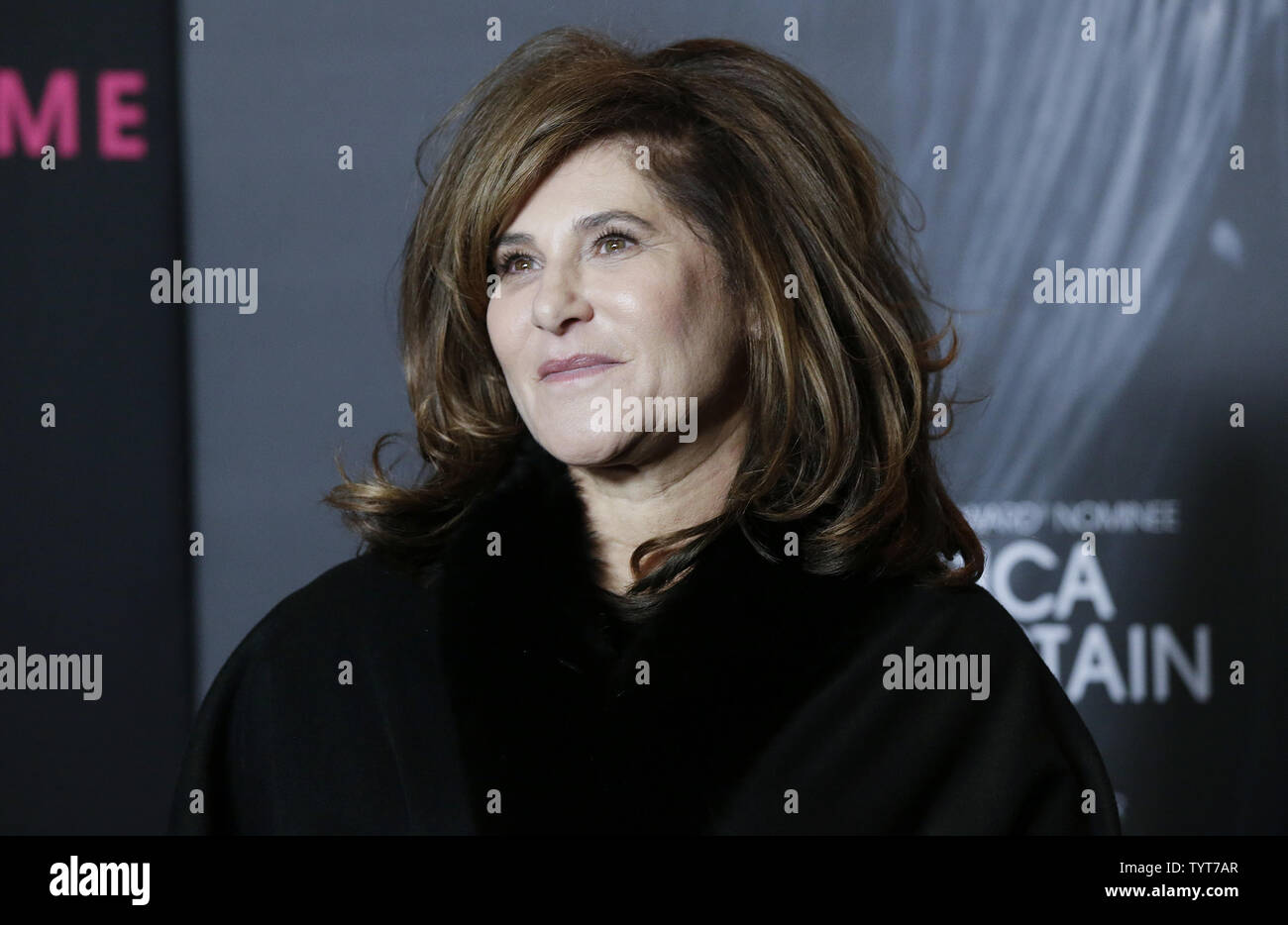 Amy Pascal arrives on the red carpet at the 'Molly's Game' New York ...
