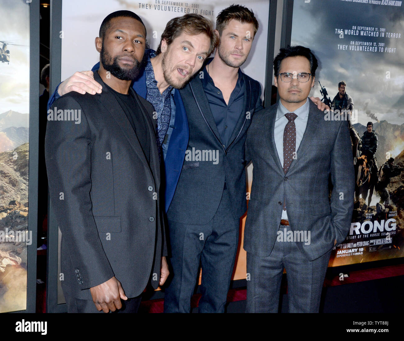 Trevante Rhodes, Michael Shannon, Chris Hemsworth and Michael Pena ...