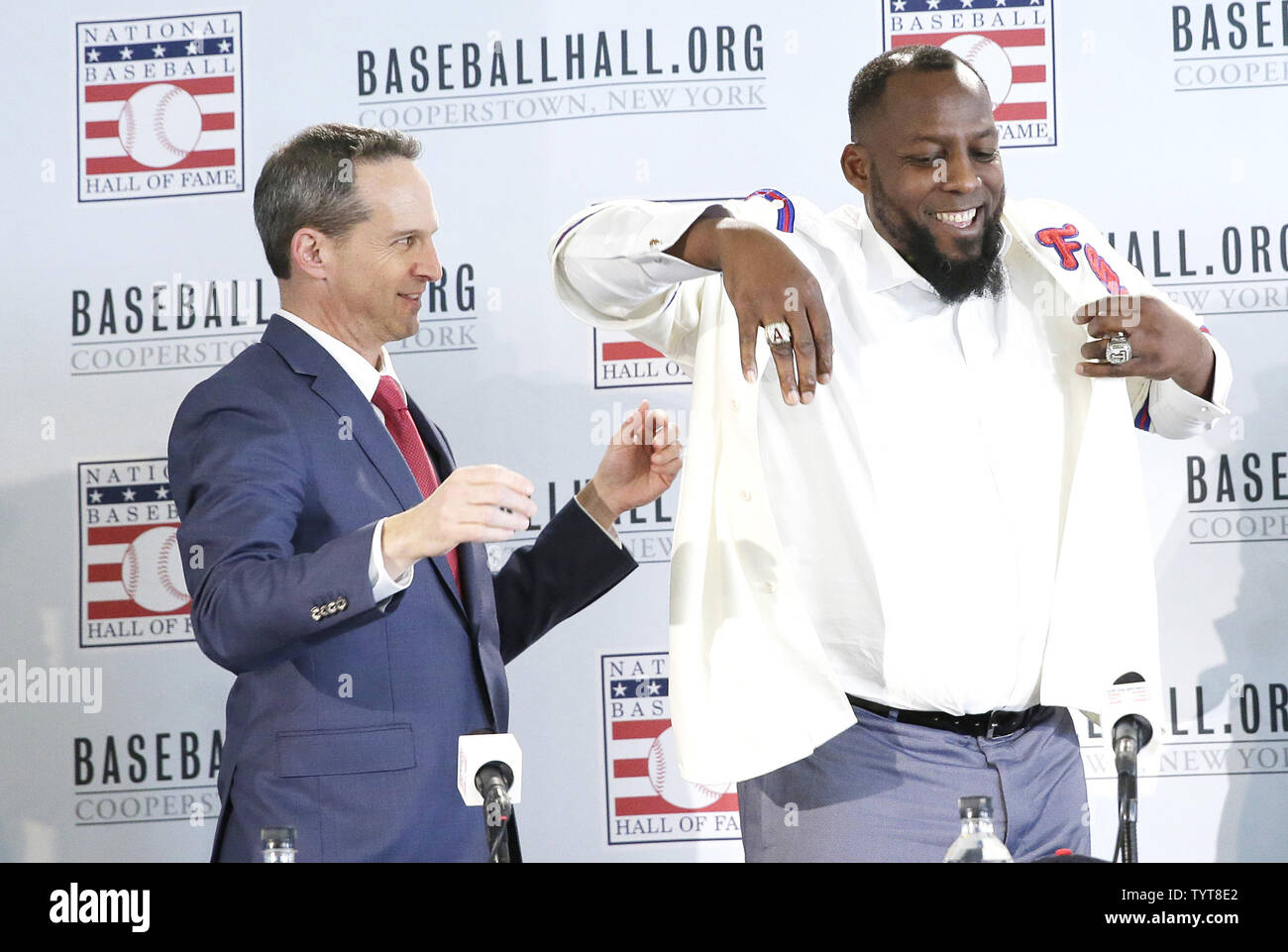 President of the National Baseball Hall of Fame and Museum and Jeff ...