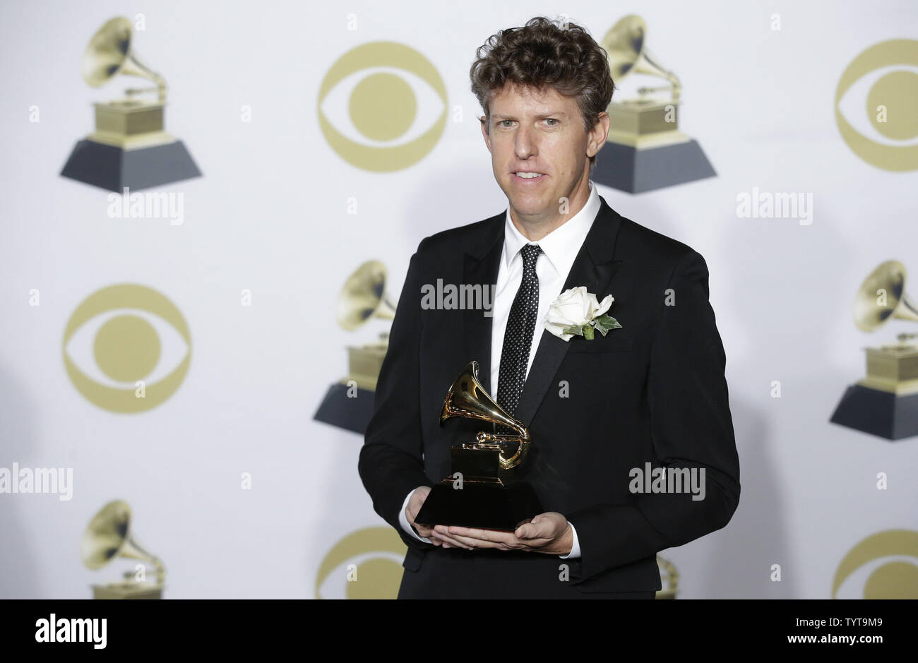 Greg Kurstin, winner of Producer of the Year, Non-Classical poses ...