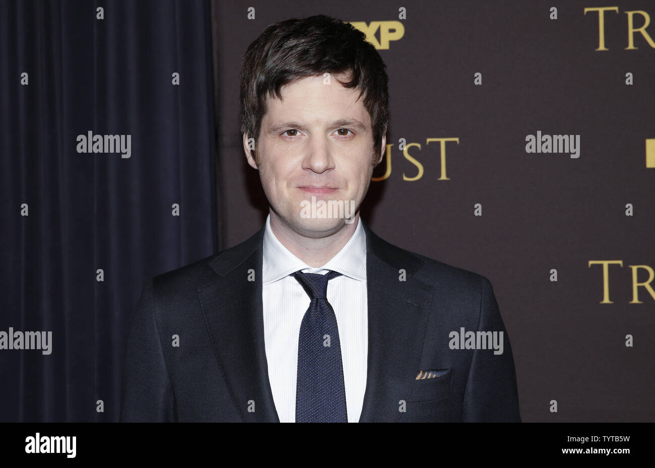 Michael Esper arrives on the red carpet at FX Networks 'Trust' New York ...