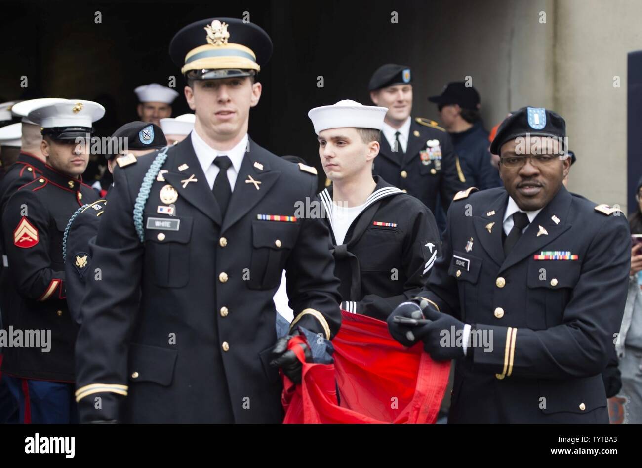 Five branches military flag usa hi-res stock photography and images - Alamy