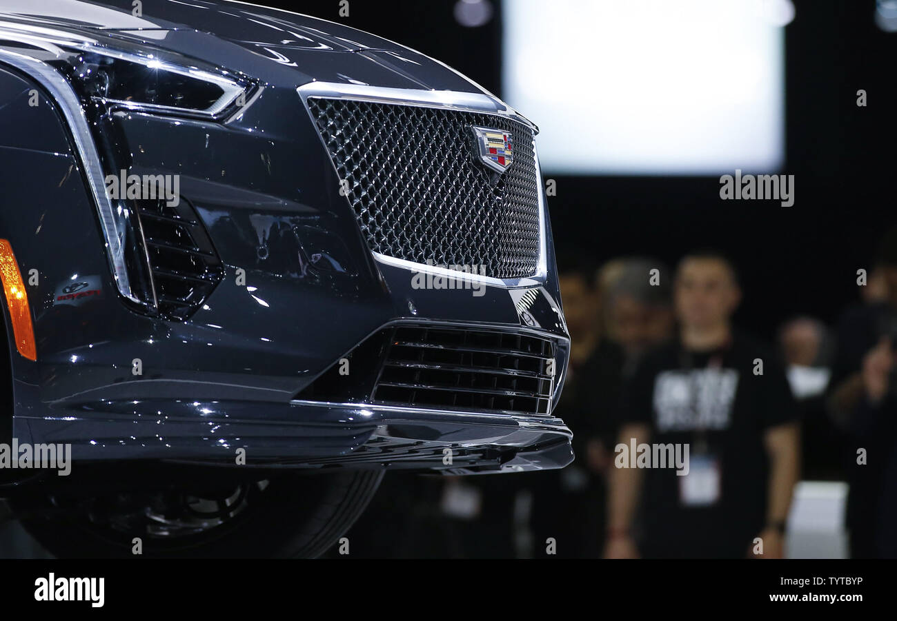 The Cadillac 2019 CT6 V Sport is unveiled at the 2018 New York ...