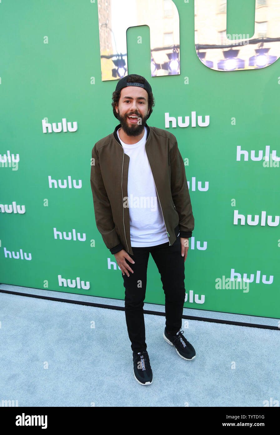 Ramy Youssef arrives on the red carpet at the Hulu 2018 Upfront ...