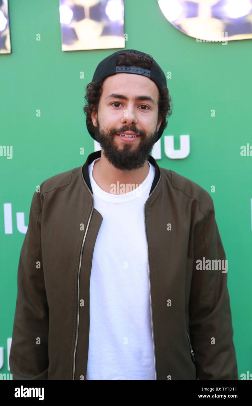Ramy Youssef arrives on the red carpet at the Hulu 2018 Upfront ...