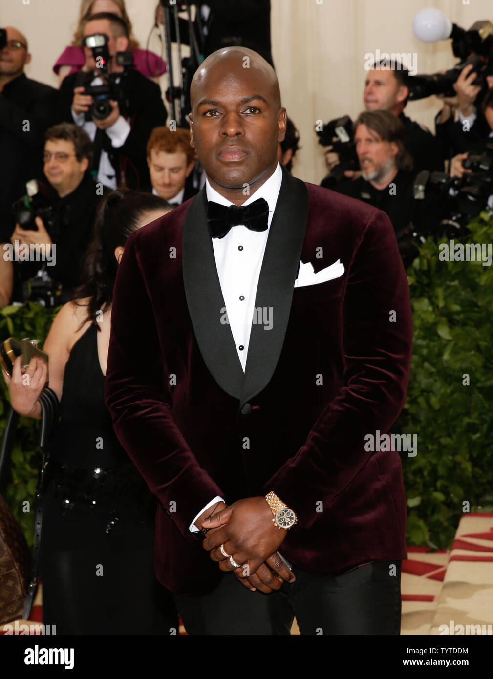 Corey Gamble arrives on the red carpet at The Metropolitan Museum of ...