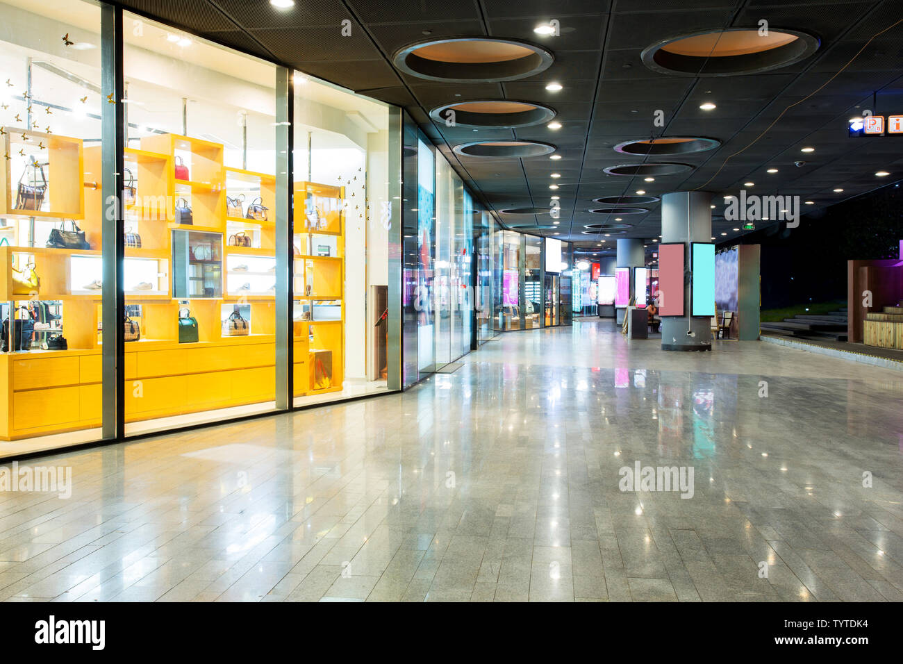 Front in shopping mall Stock Photo - Alamy