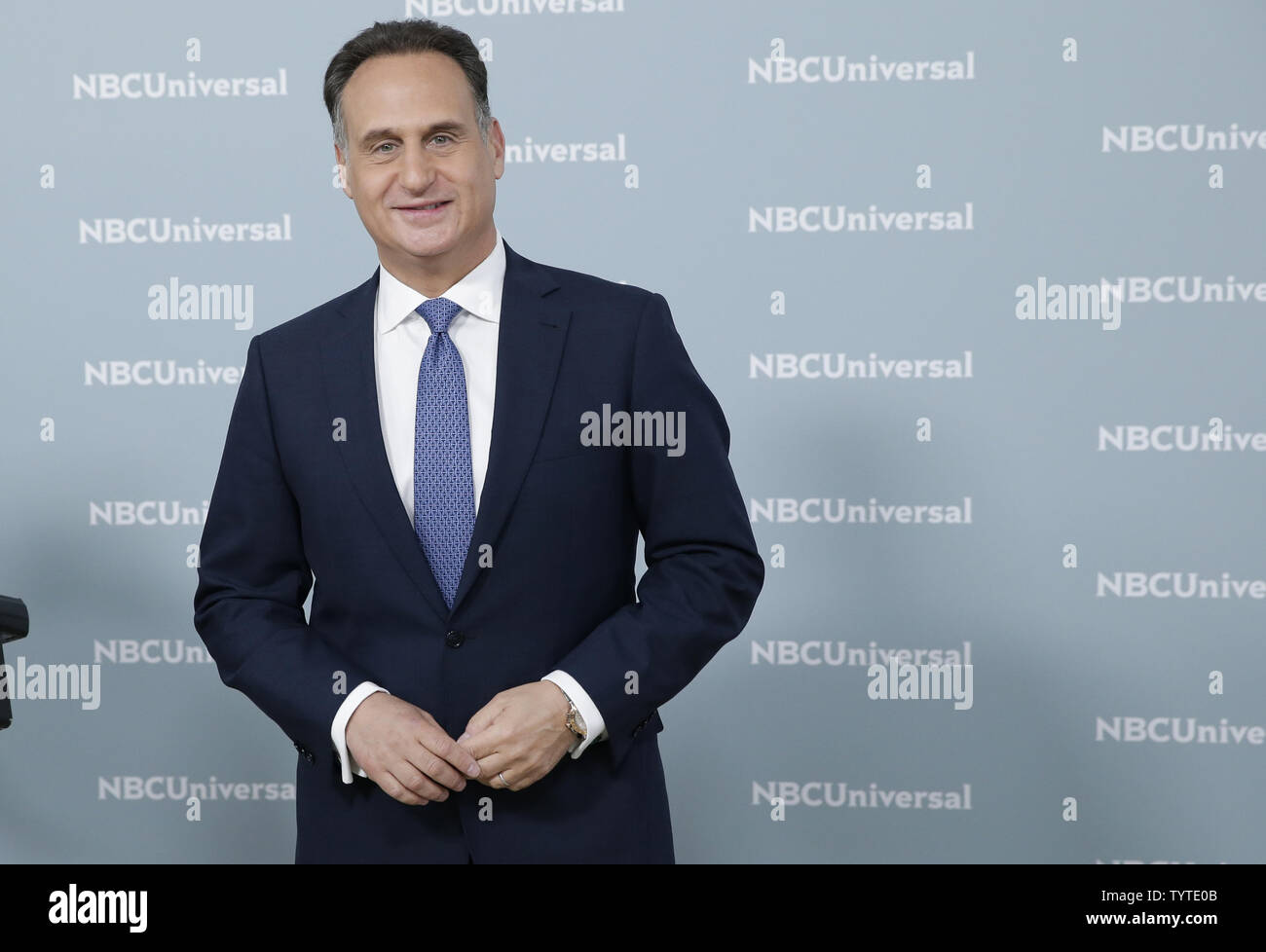 Jose Diaz-Balart arrive on the red carpet at the 2018 NBCUniversal ...