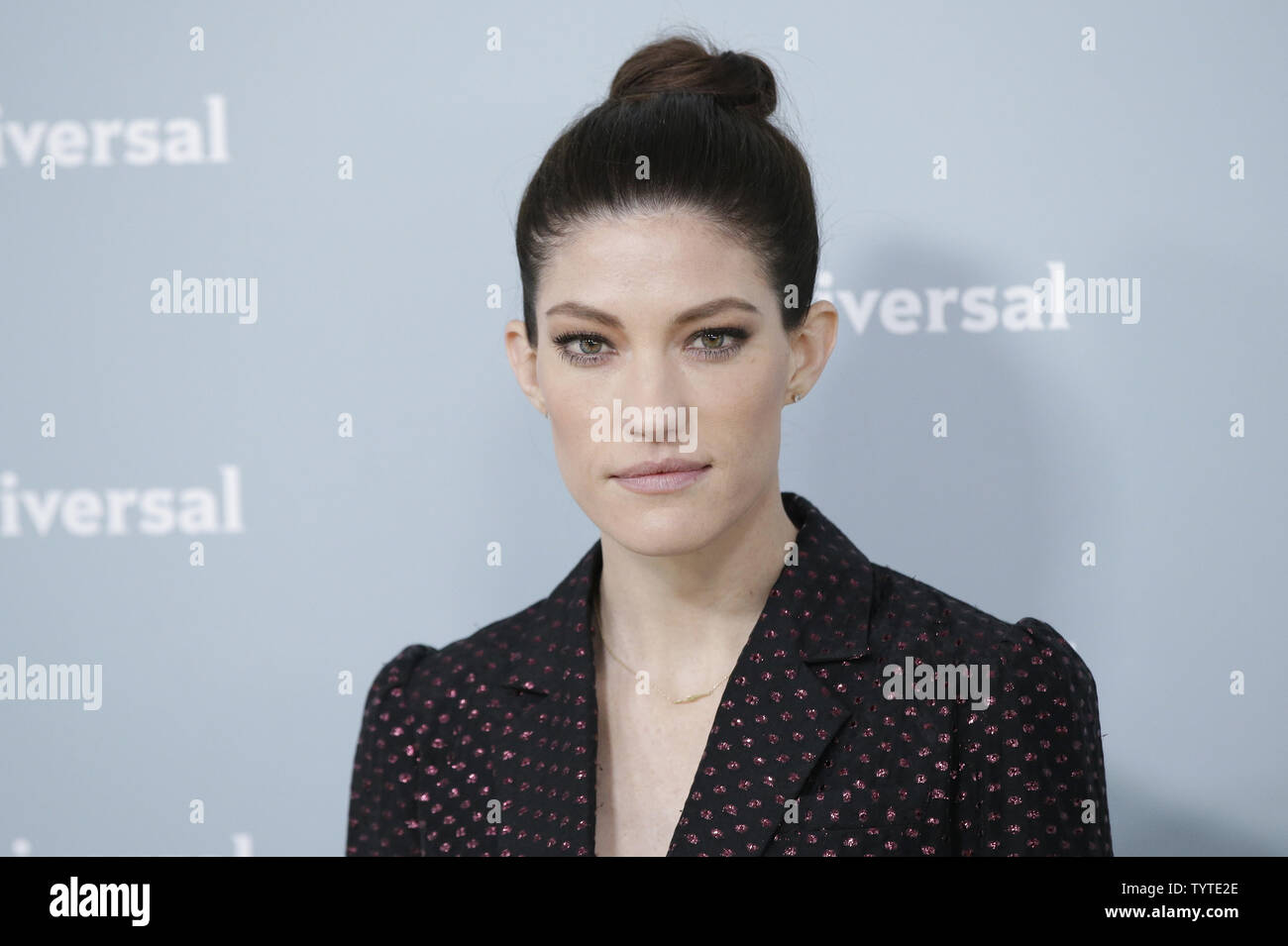 Jennifer Carpenter arrives on the red carpet at the 2018 NBCUniversal ...