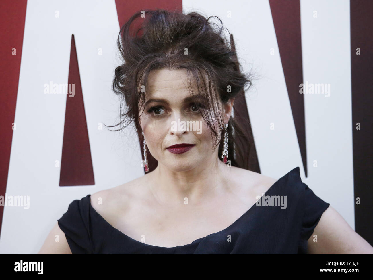 Helena Bonham Carter arrives on the red carpet at the 'Ocean's 8' World ...