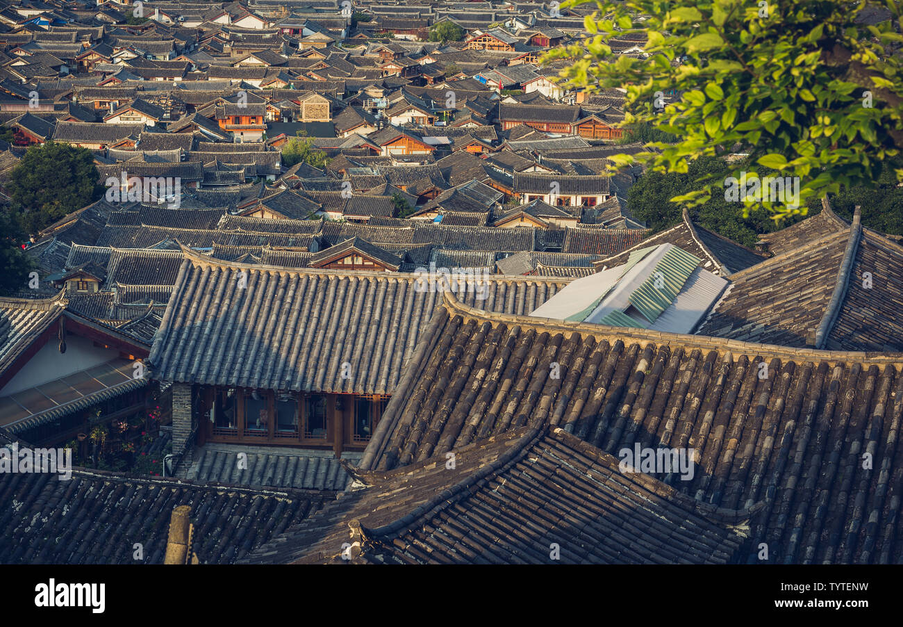 Old Town of Lijiang Stock Photo - Alamy