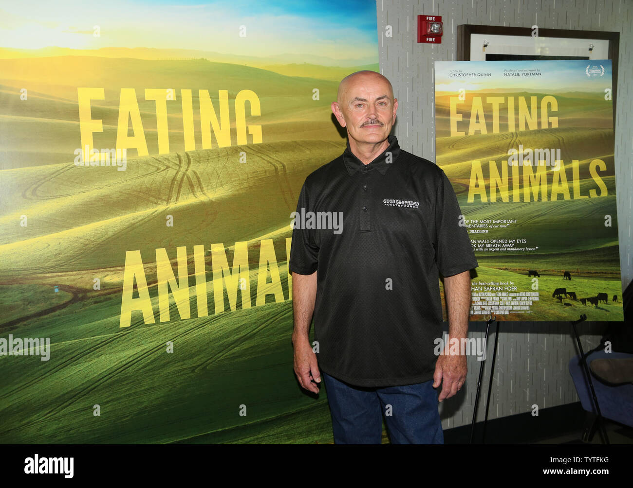Frank Reese arrives on the red carpet at the 'Eating Animals' New York ...