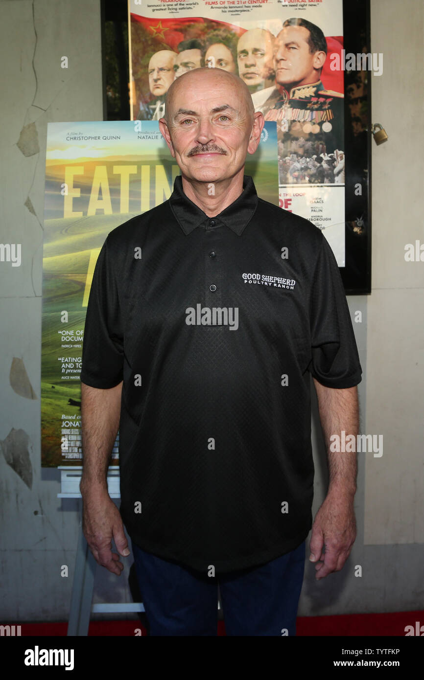 Frank Reese arrives on the red carpet at the 'Eating Animals' New York ...