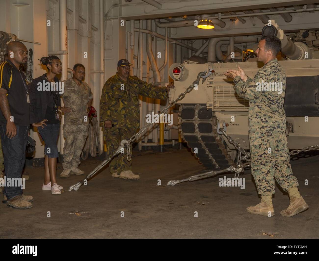 U.S. Marine Capt. Devin Jewell, the executive officer for Task Force ...