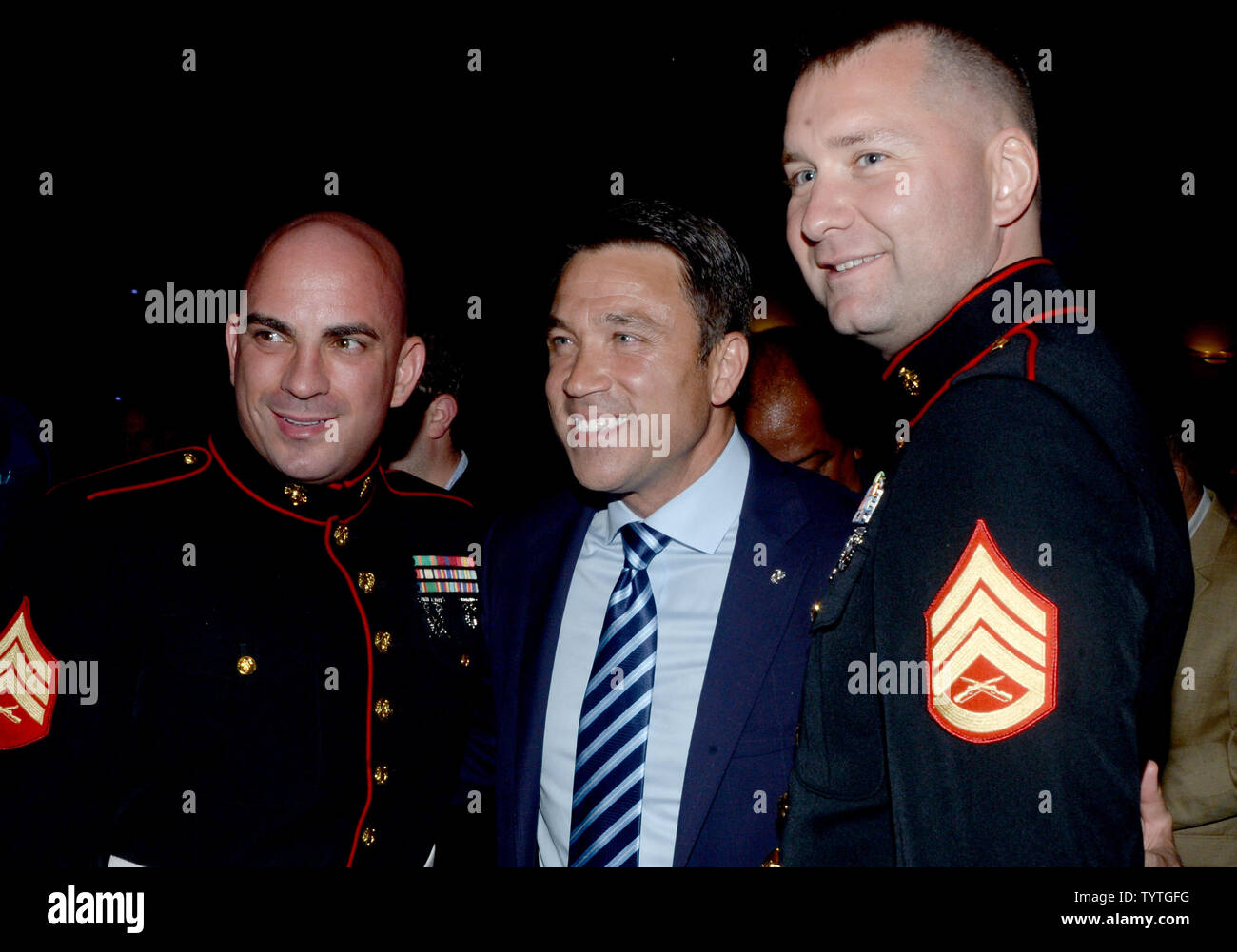 Republican Congressional candidate Michael Grimm takes pictures with ...