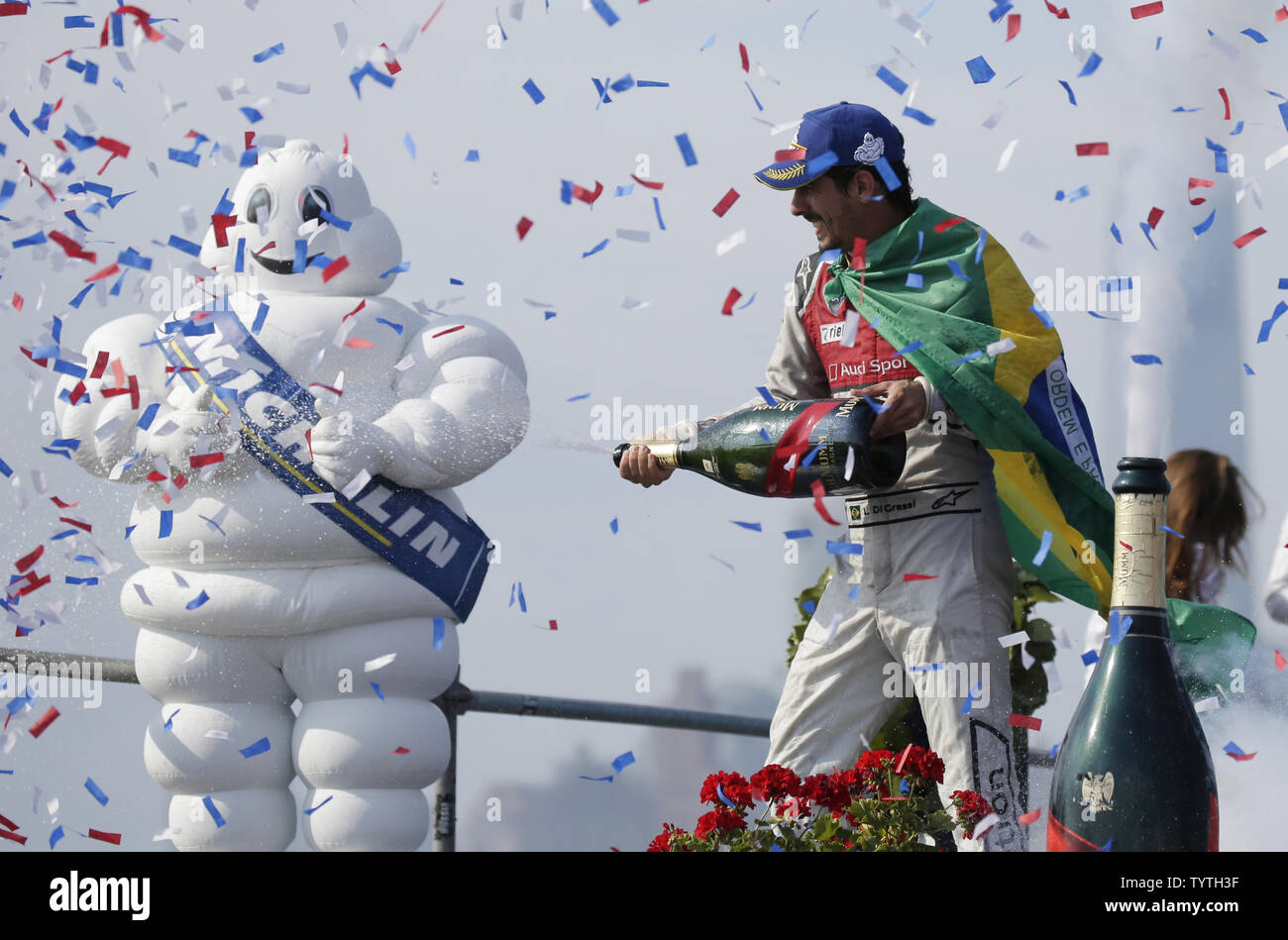 Brazilian racing driver Lucas di Grassi of the Audi Sport ABT ...