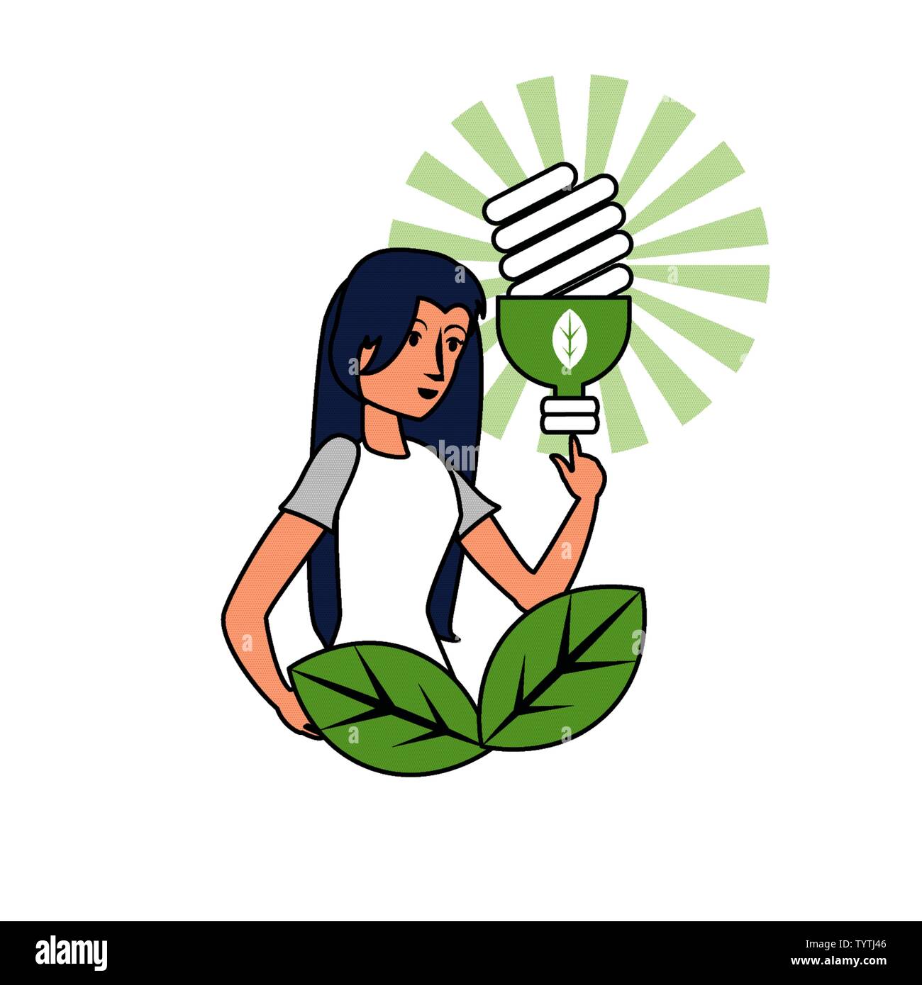 Avatar woman design, Sustainability eco friendly green recycle ecology ...